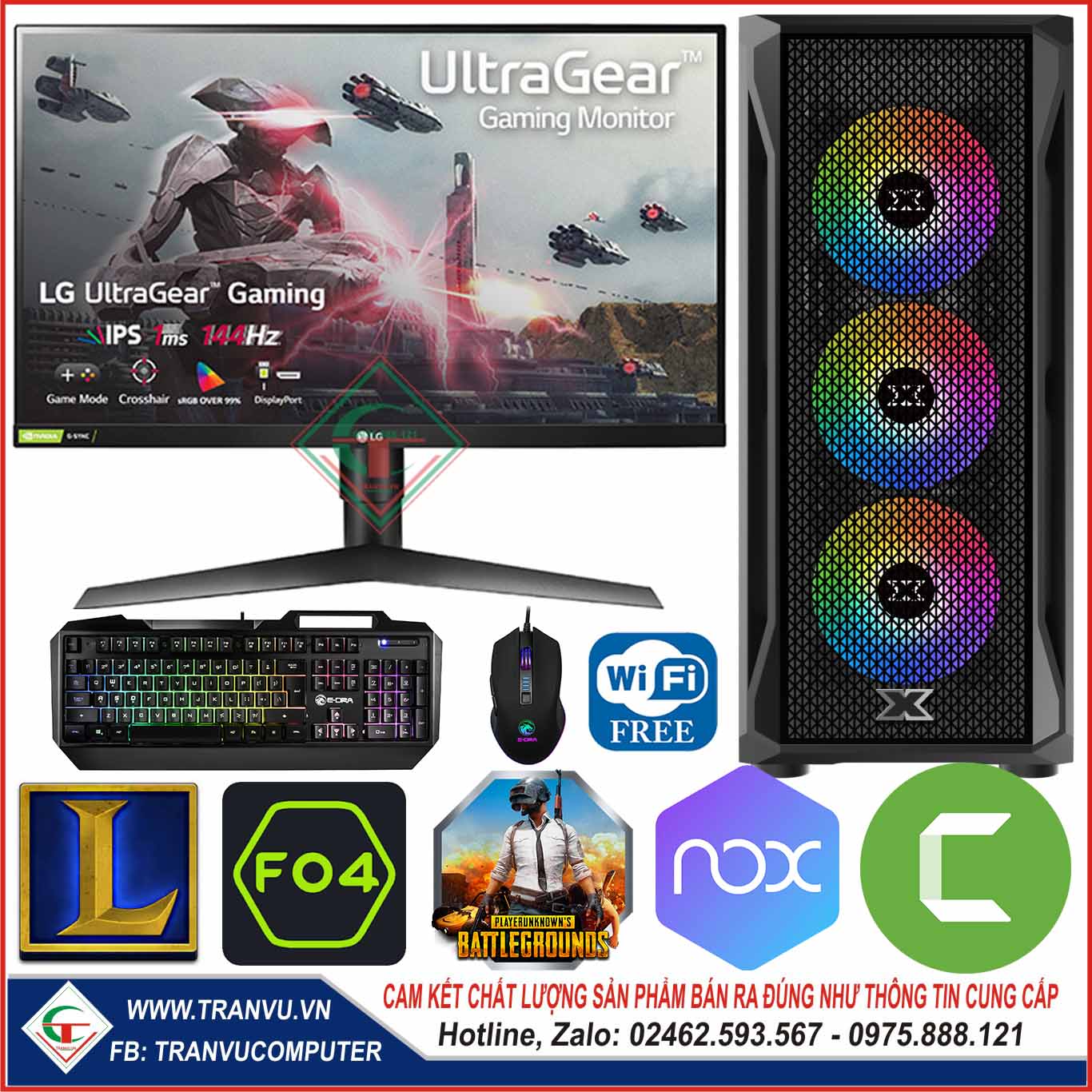 Trọn bộ máy tính H81/Core i5/RAM4G/Màn hình 19"